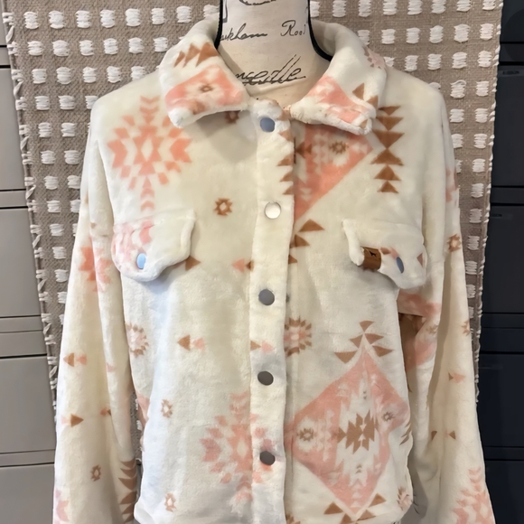 Simply Southern | Jackets & Coats | Simply Southern Fleece Buttonup ...